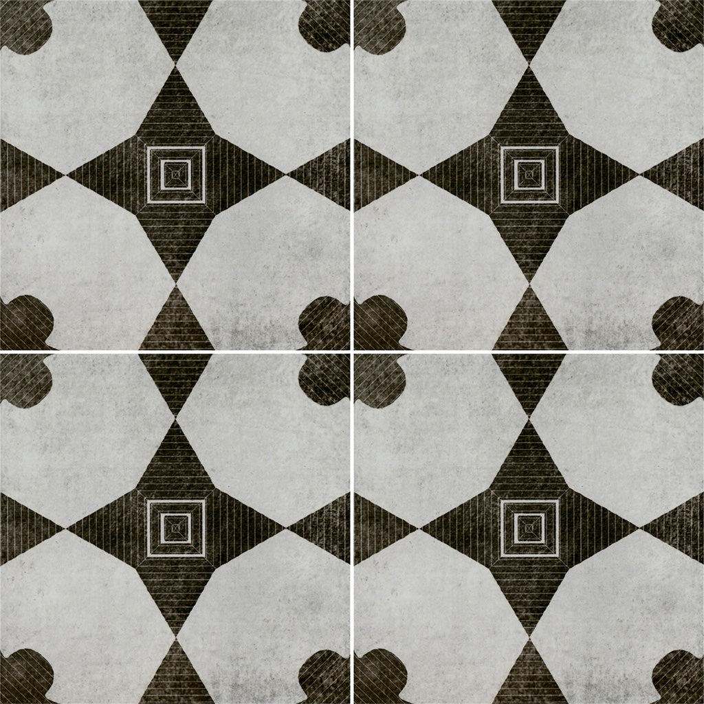 Sakura 8 X 8 Porcelain Tile Nzarsak8x8 Patterned Tile By Msi Aquablu Mosaics