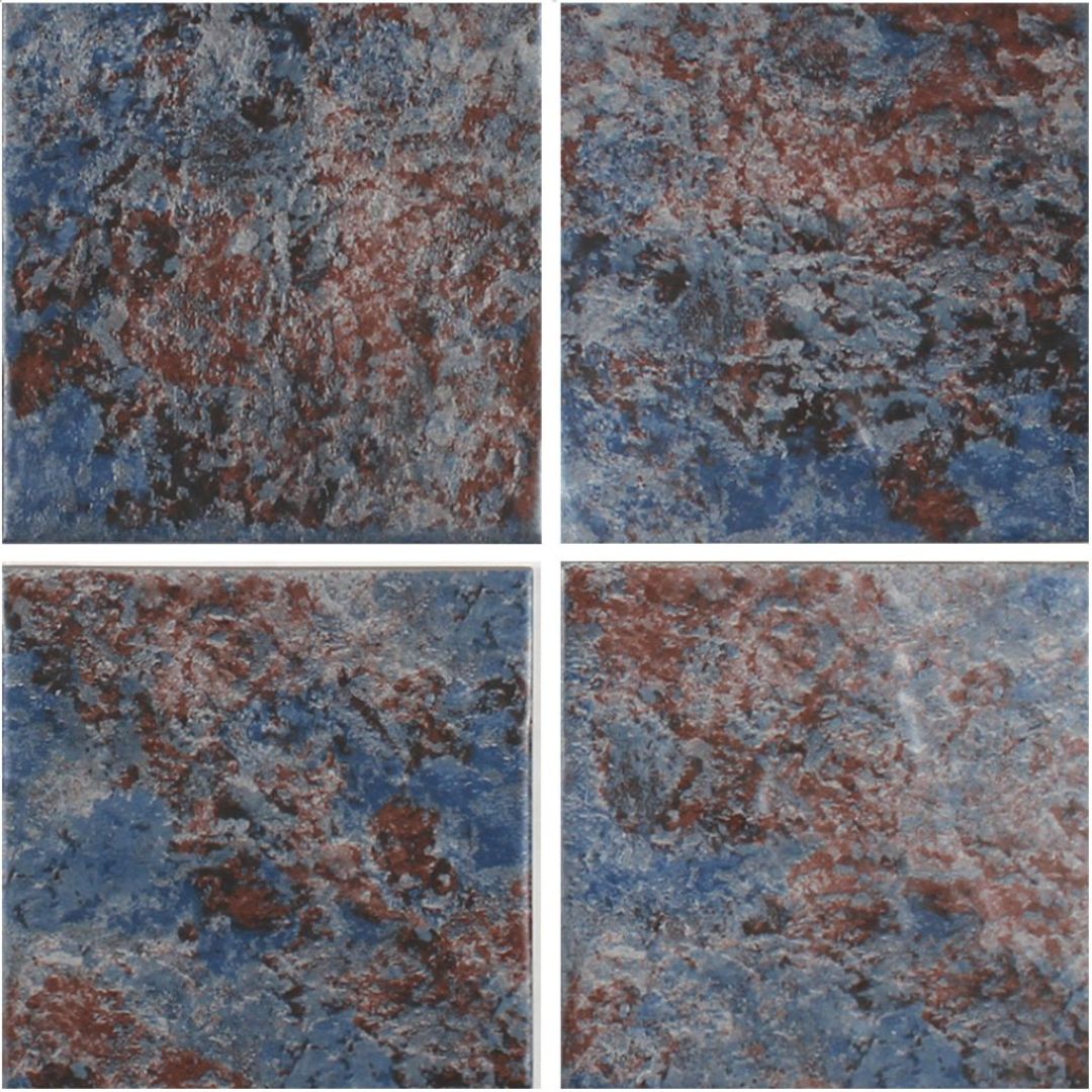 Asia Series Porcelain Pool Tile | Blue Waterline Tile by Fujiwa