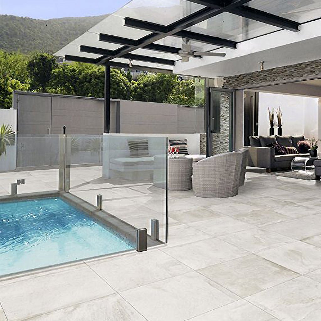 Arkham Series of Porcelain Tile & Patio Pavers | Seamless Transitions
