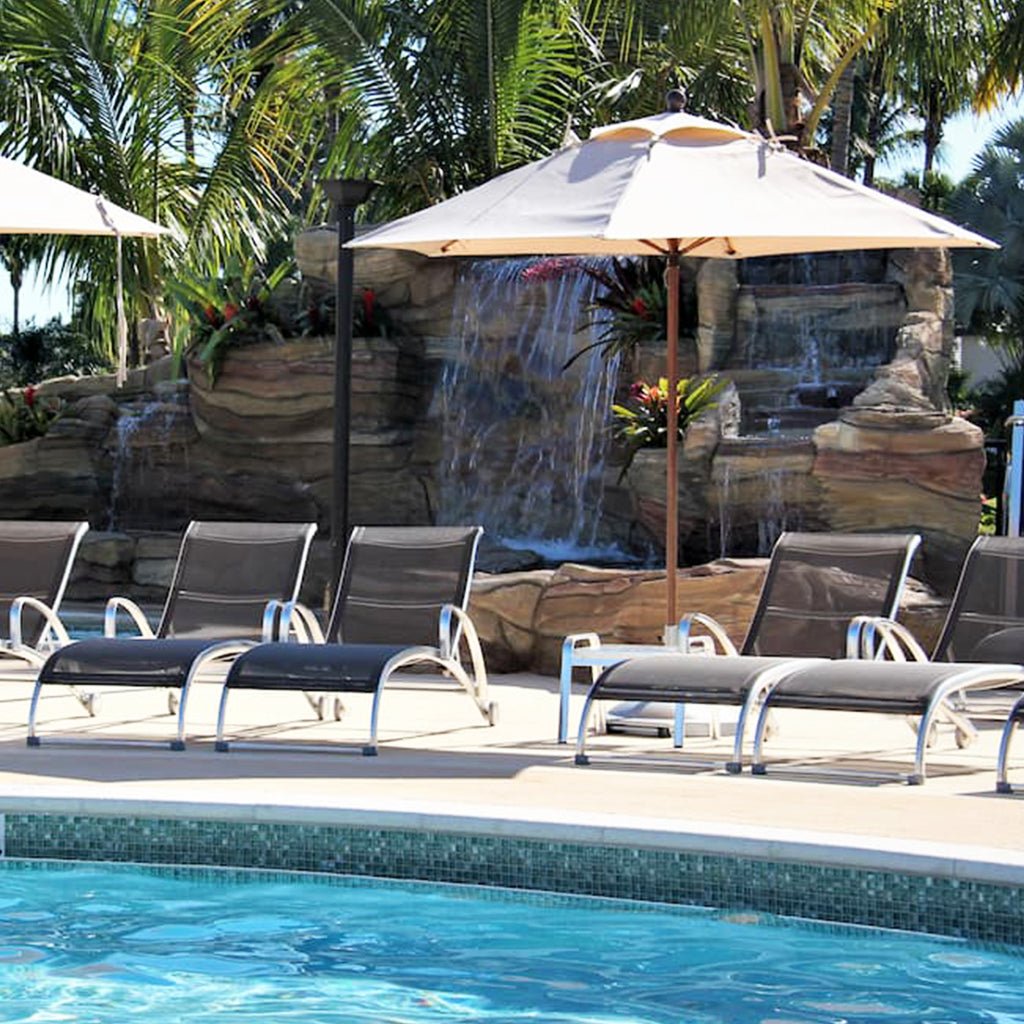 BluSHADES | Fiberglass Umbrellas for Swimming Pool & Patio