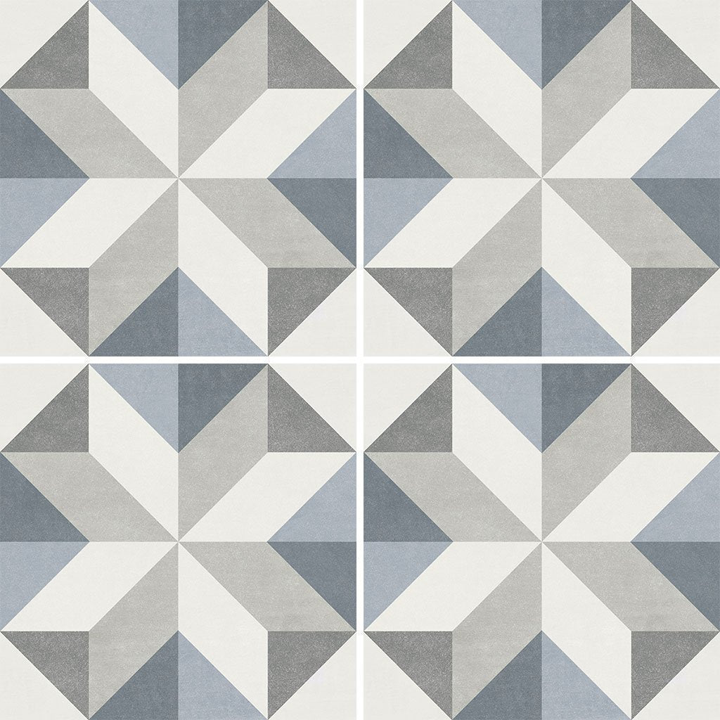 Fiore Series by Aquatica | Patterned Porcelain Tile for Pools