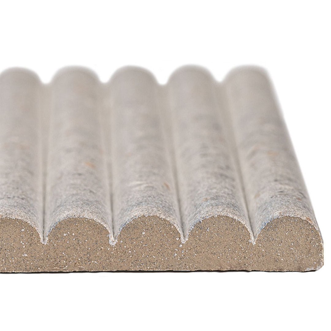 Fluted Tile for Kitchen Backsplashes, Bathrooms, & Swimming Pools
