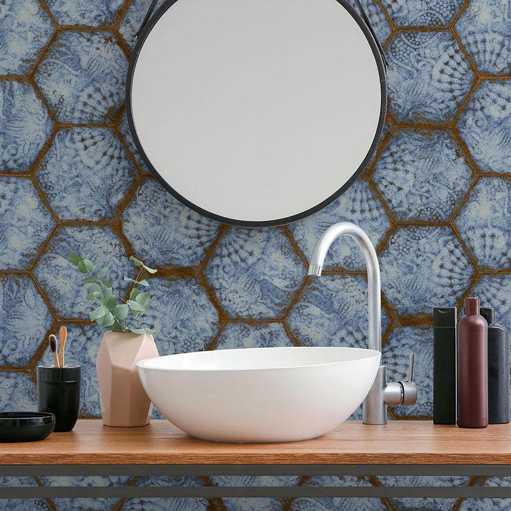 Gaudi Series of Porcelain Deco Tile | Hexagon Tile by Tesoro