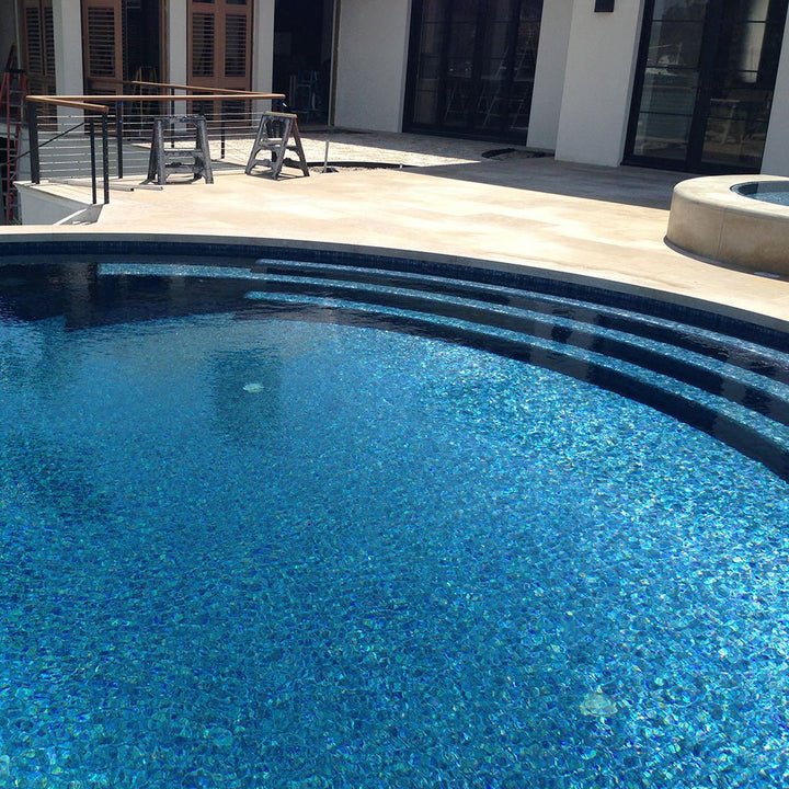 Iridescent Pool Tile | Tile for Waterlines, Accent Walls, & Spas