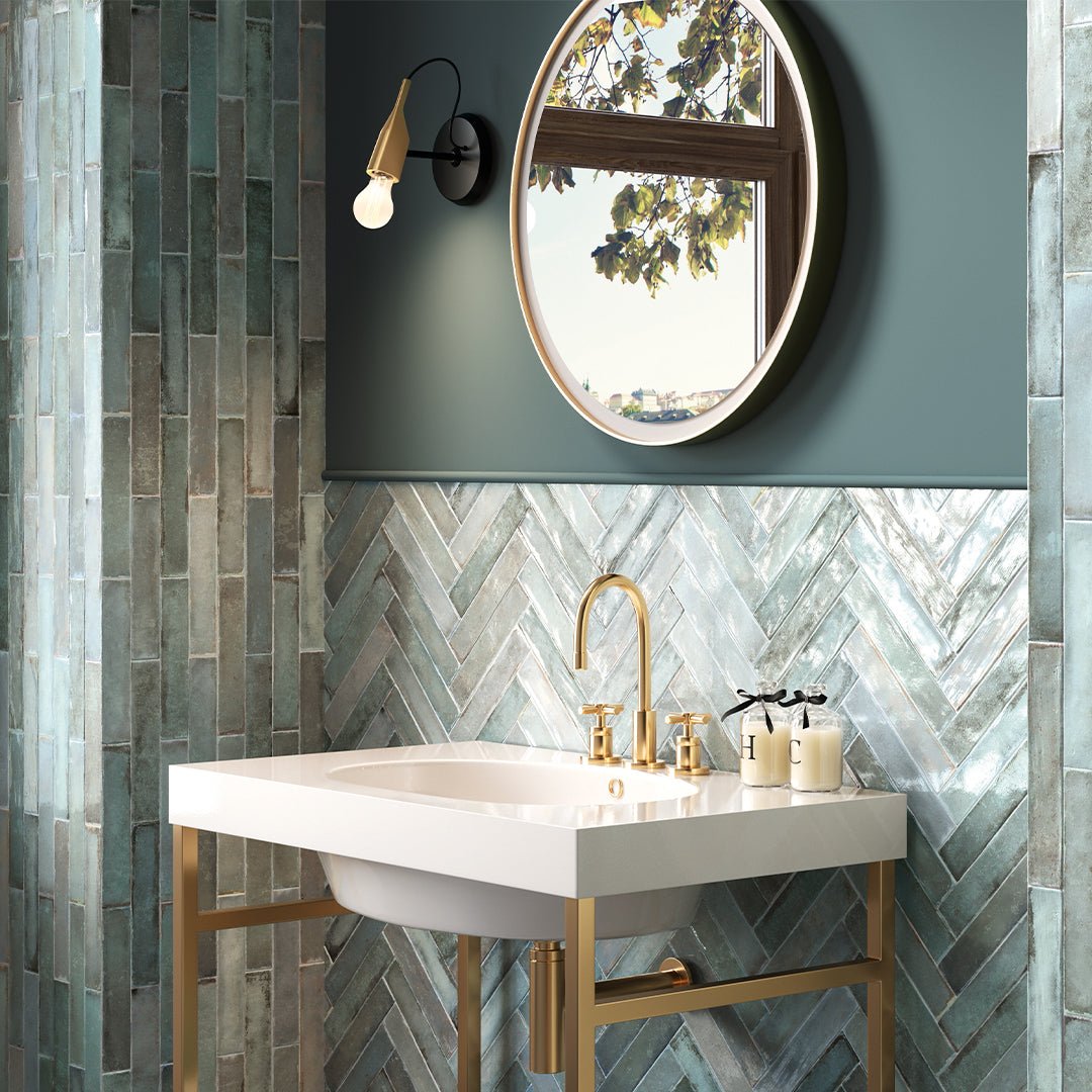 Linear Ceramic Tile for Kitchens, Bathrooms, & Patios