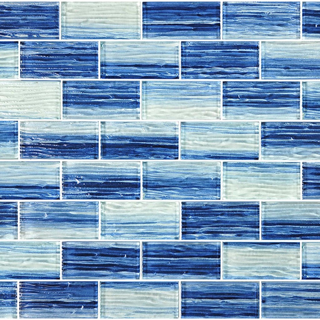 Mirage Series of Glass Tile | Waterline Tile by Artistry in Mosaics