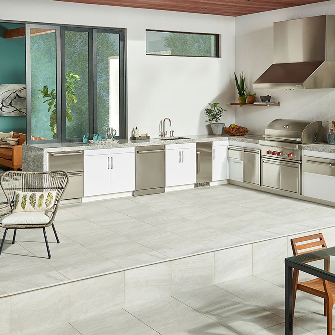 Praia Series Porcelain Tile & Patio Pavers | Seamless Transitions