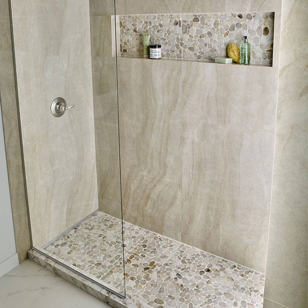 Rio Lago Series of Natural Stone Pebble Tile by MS International