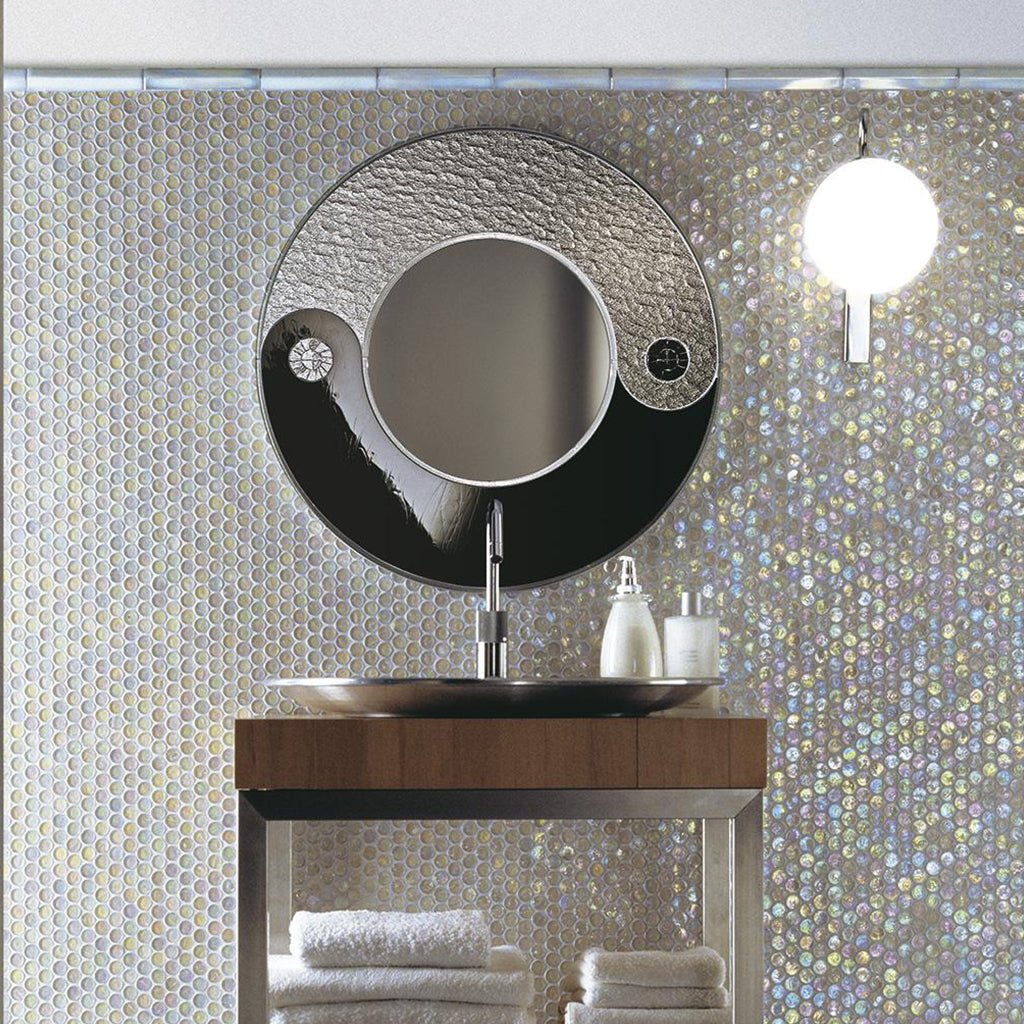 Round Bathroom Tile | Penny Round & Circular Mosaic Tile