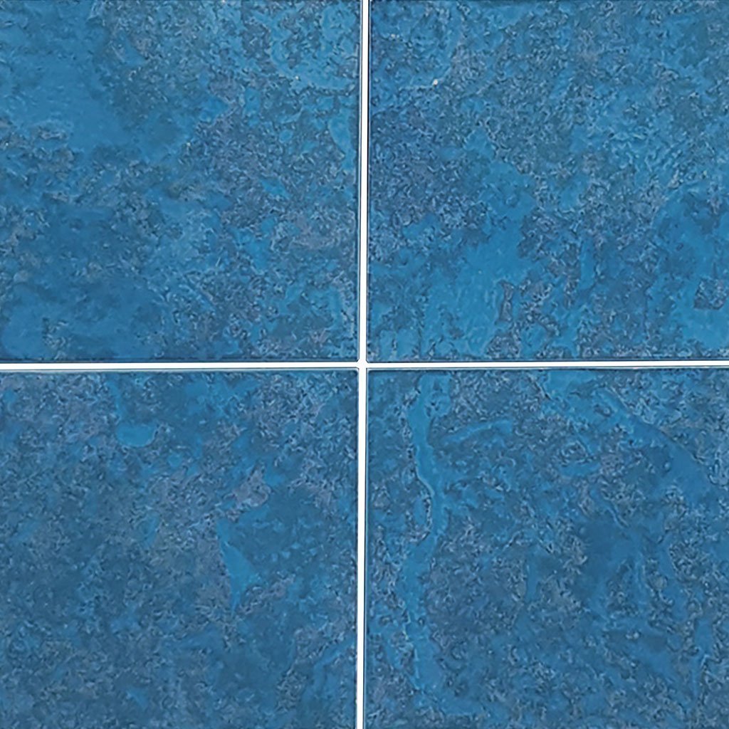 Summer Series by Aquatica | Blue 6" x 6" Porcelain Pool Tile