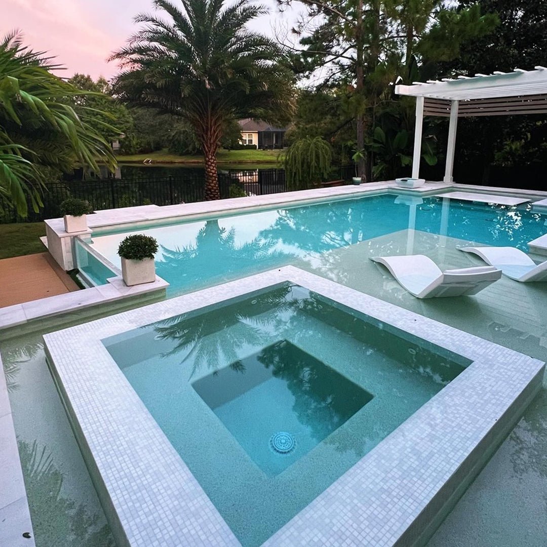 Purity Mix, 3/4 x 3/4 Mosaic Tile | TREND Glass Mosaic Tile – AquaBlu ...