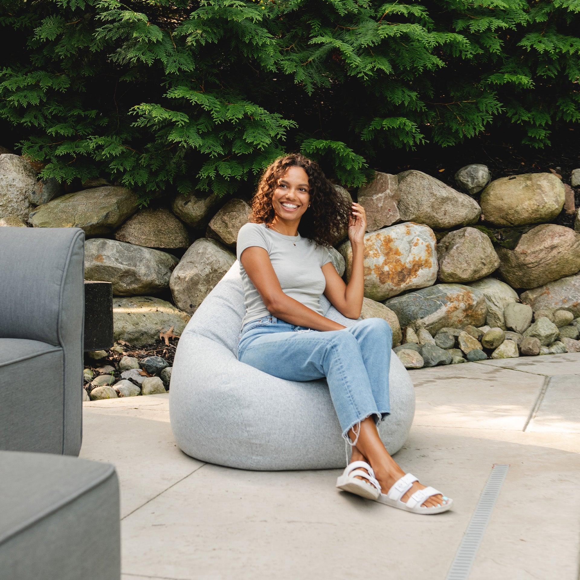 Tuffet Patio Chair | Bean Bag Patio Chair by Big Joe