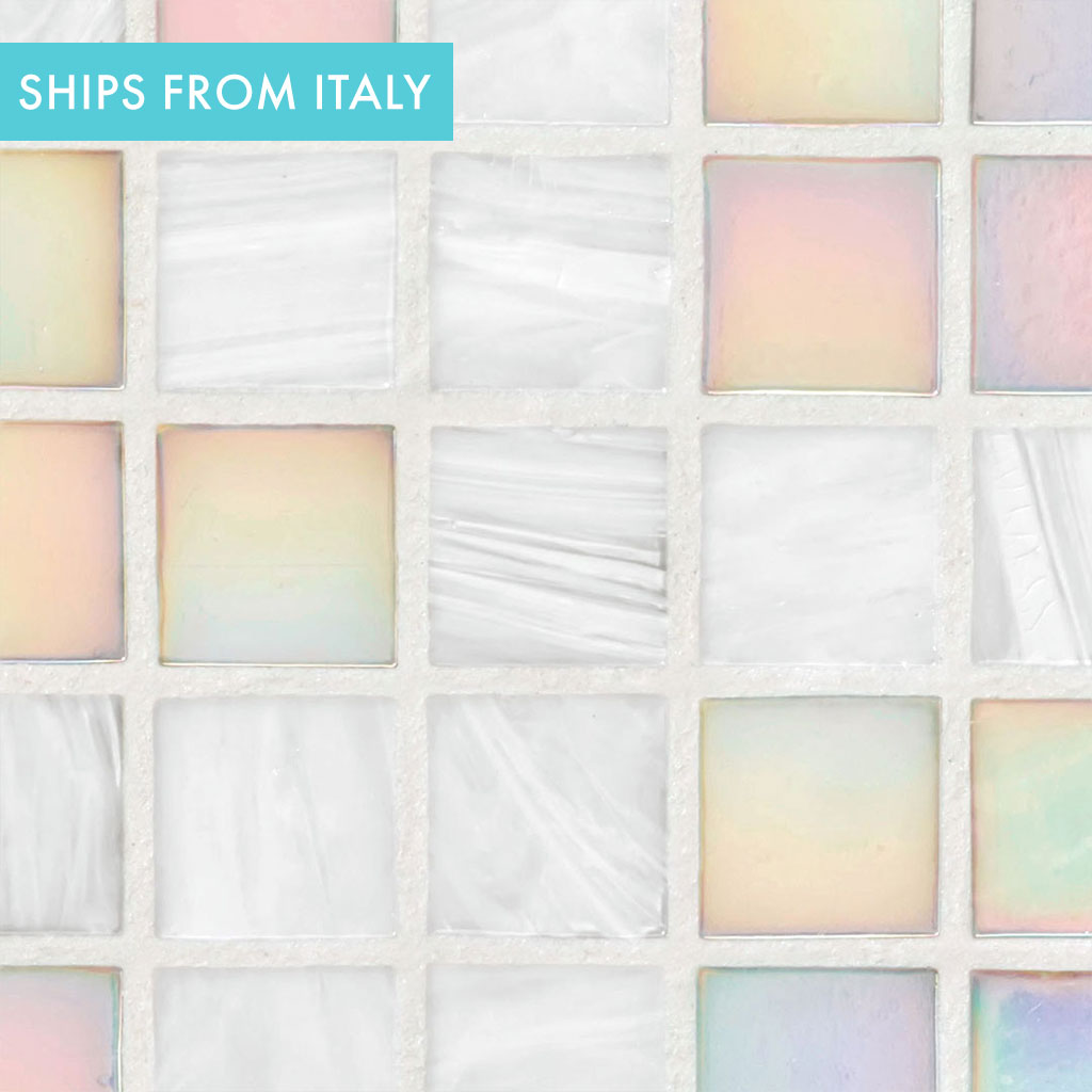 Grace, 3/4" 3/4" Glass Tile | Mosaic Tile by Bisazza – AquaBlu Mosaics