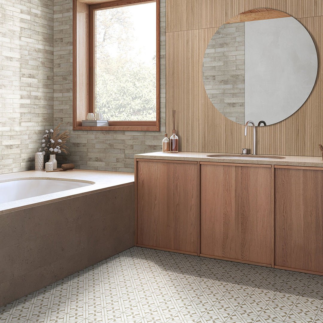 Elora, 8" x 8" Porcelain Tile | NZARELO8X8 | Patterned Tile by MSI ...