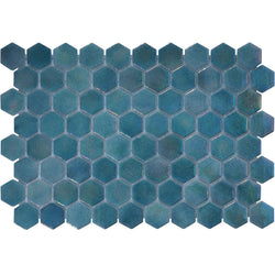 Glass Hexagon Tile | Shop Hexagon Mosaic Tile Online – AquaBlu Mosaics