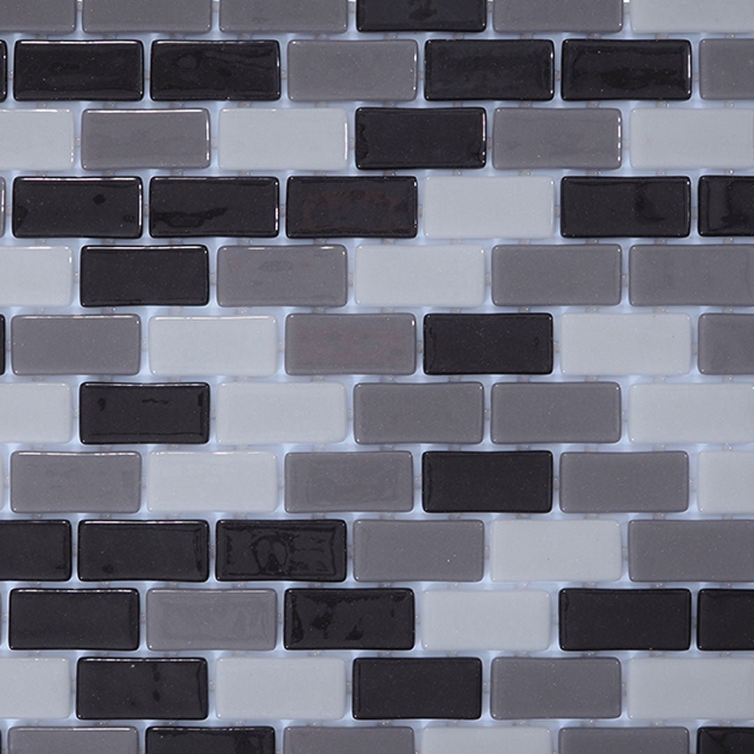 Stormy Seas, 1" x 2" Glass Tile | Pool, Spa, & Kitchen Tile – AquaBlu Mosaics