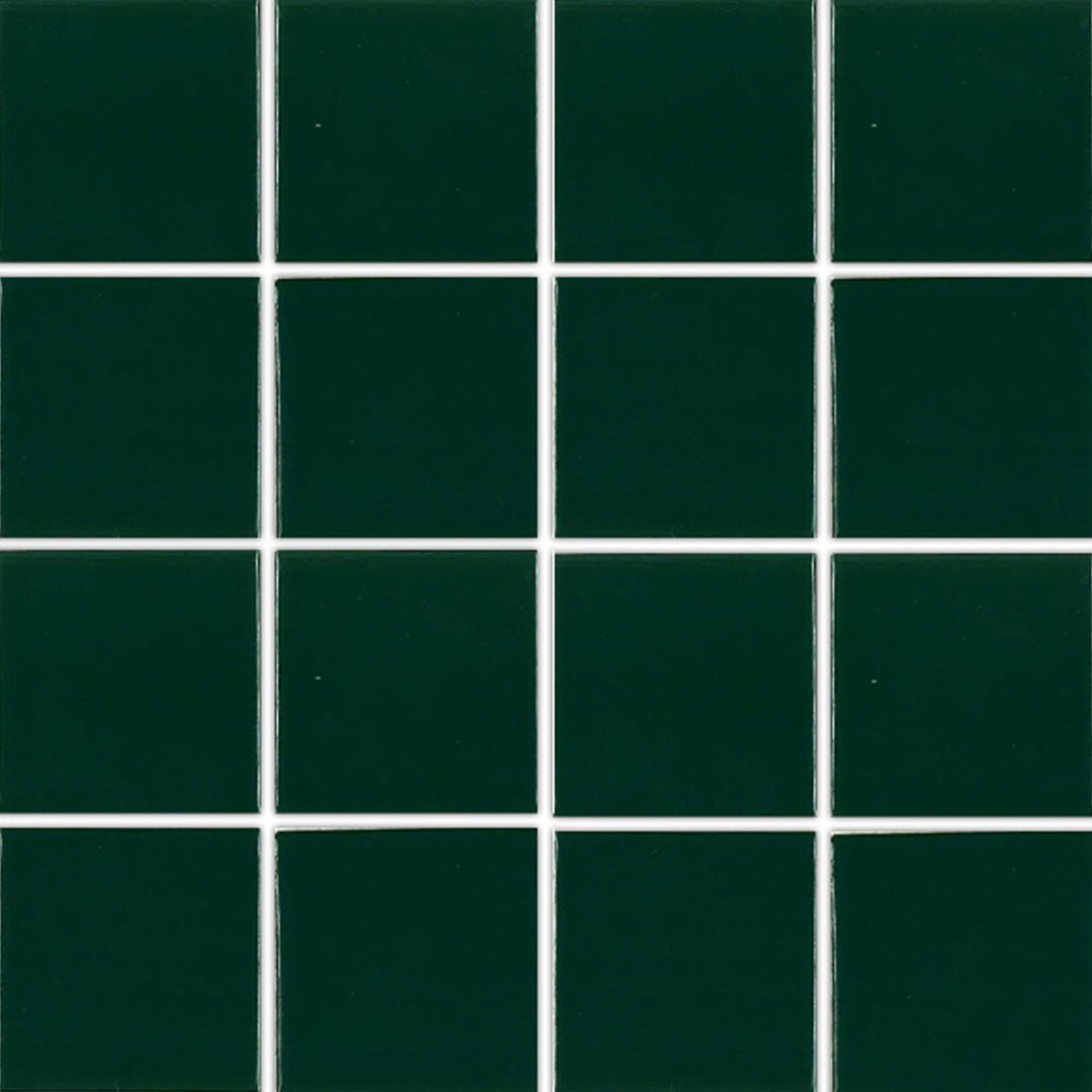 Hunter Green, 3" x 3" | VIP-711 | Fujiwa Porcelain Pool Tile