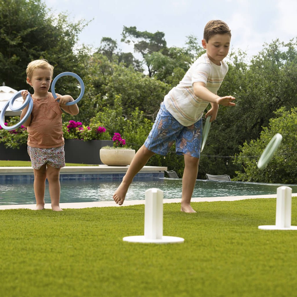 Ledge Lounger Ring Toss Game | Luxury Outdoor Games – AquaBlu Mosaics