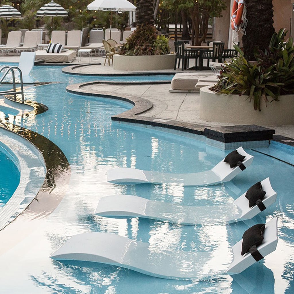 Signature Headrest Pillow | Ledge Lounger Pool Accessories – AquaBlu ...