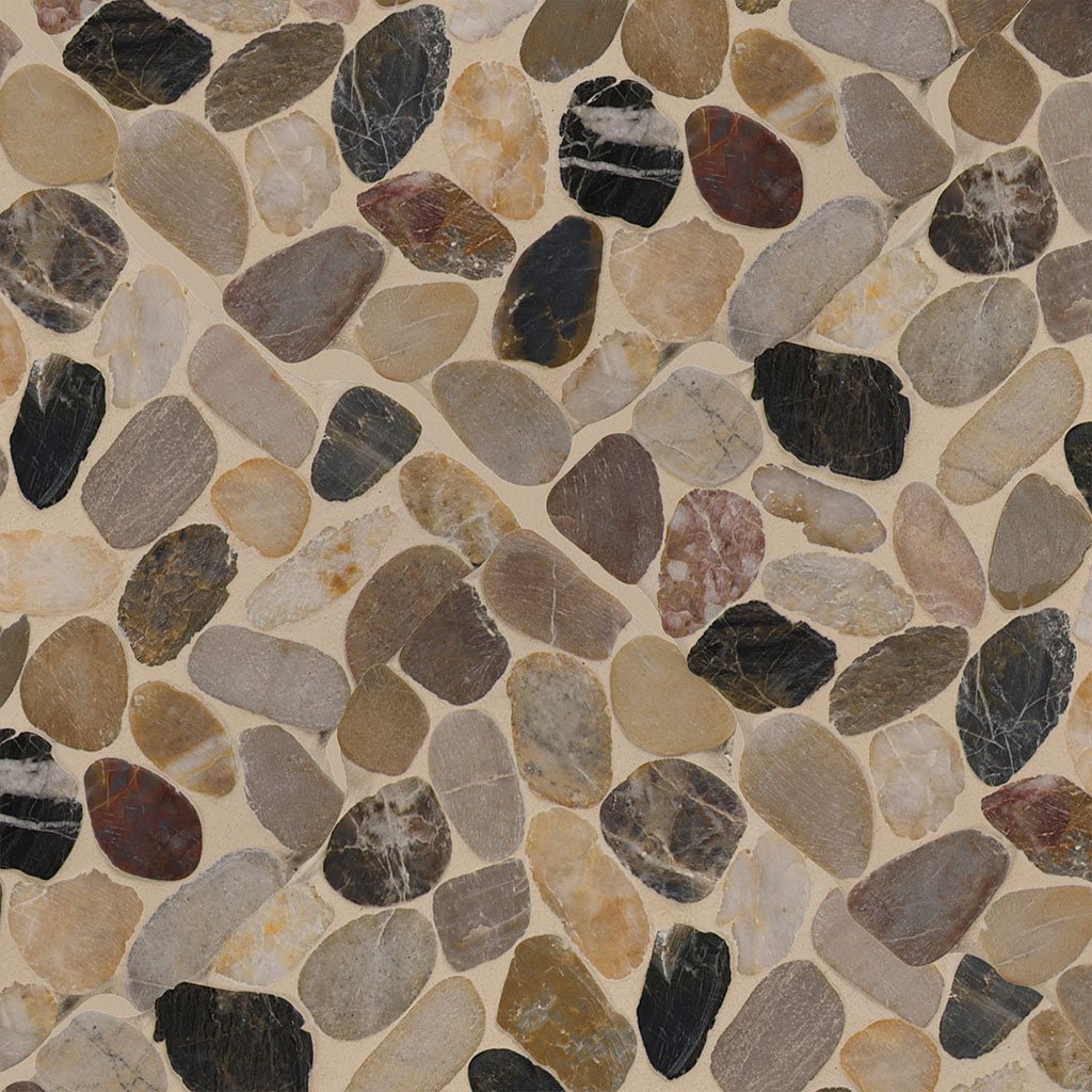 Mix River, Pebble Tile | MSI Natural Stone Tile | SMOT-PEB-MIXRVR ...