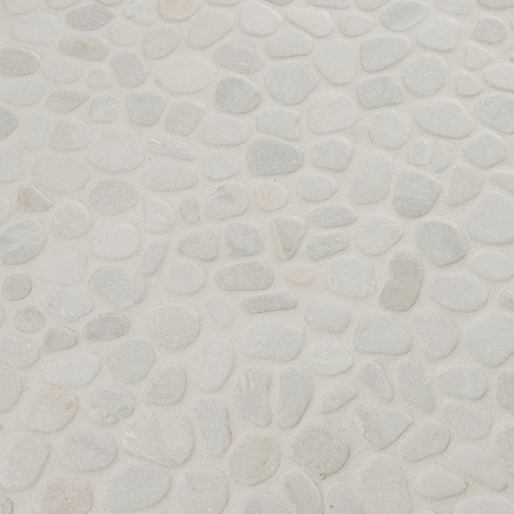 White Pebbles, Pebble Tile | Natural Stone Tile by MSI | SMOT-PEB-WHT ...