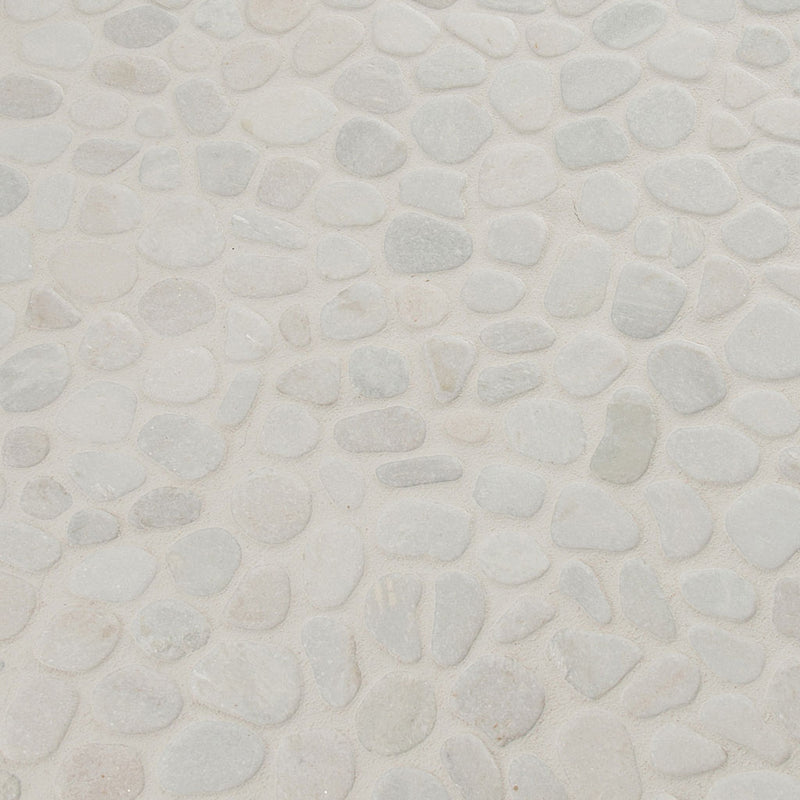 White Pebbles, Pebble Tile | Natural Stone Tile by MSI | SMOT-PEB-WHT ...