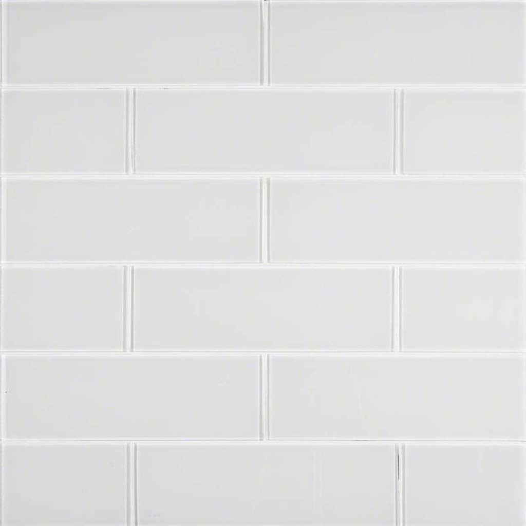 Ice, 4" x 12" Glass Tile | Subway Kitchen and Bath Tile by MSI ...