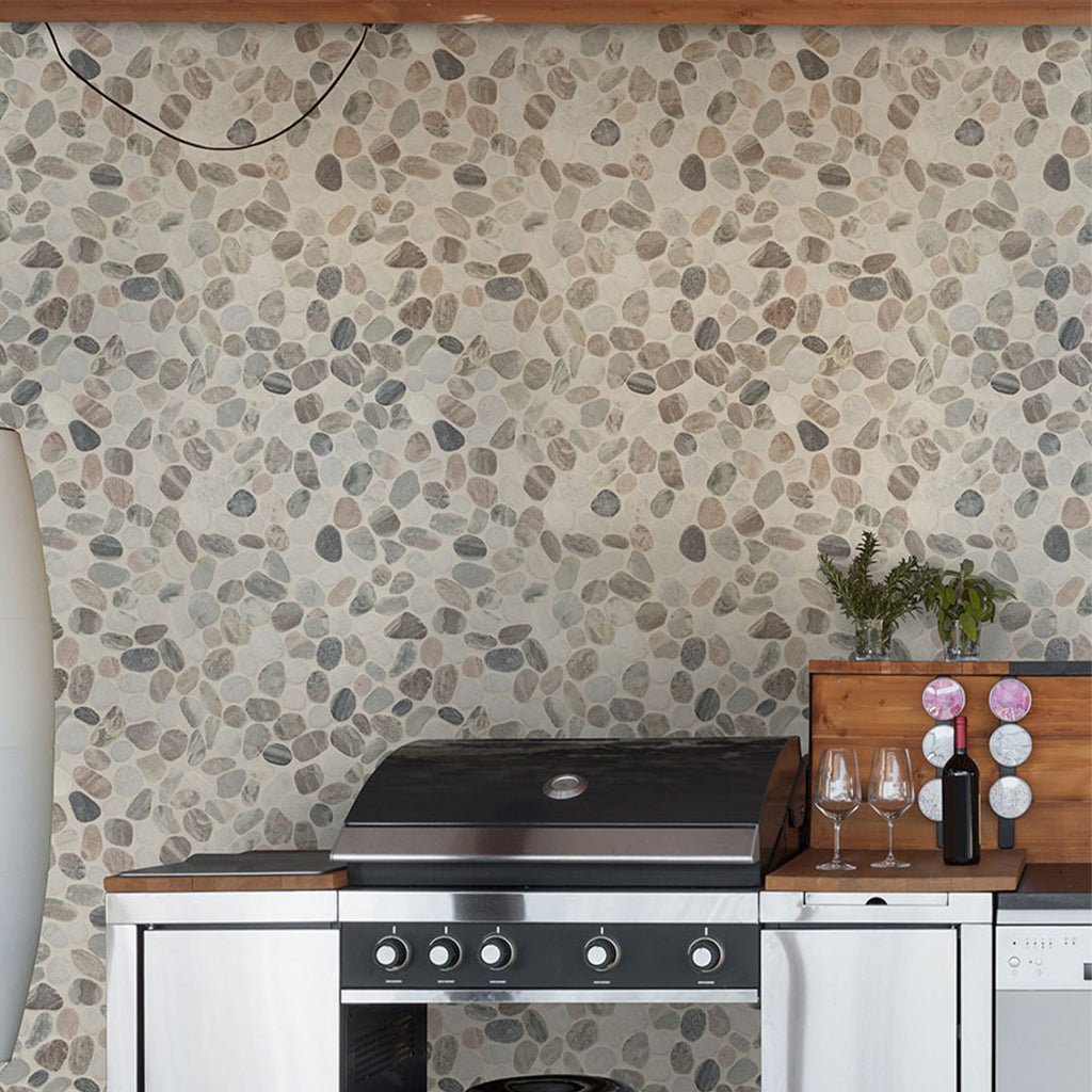 Puebla Greige, Pebble Tile | Stone Tile by MSI | SMOT-PEB-PUEGREI ...
