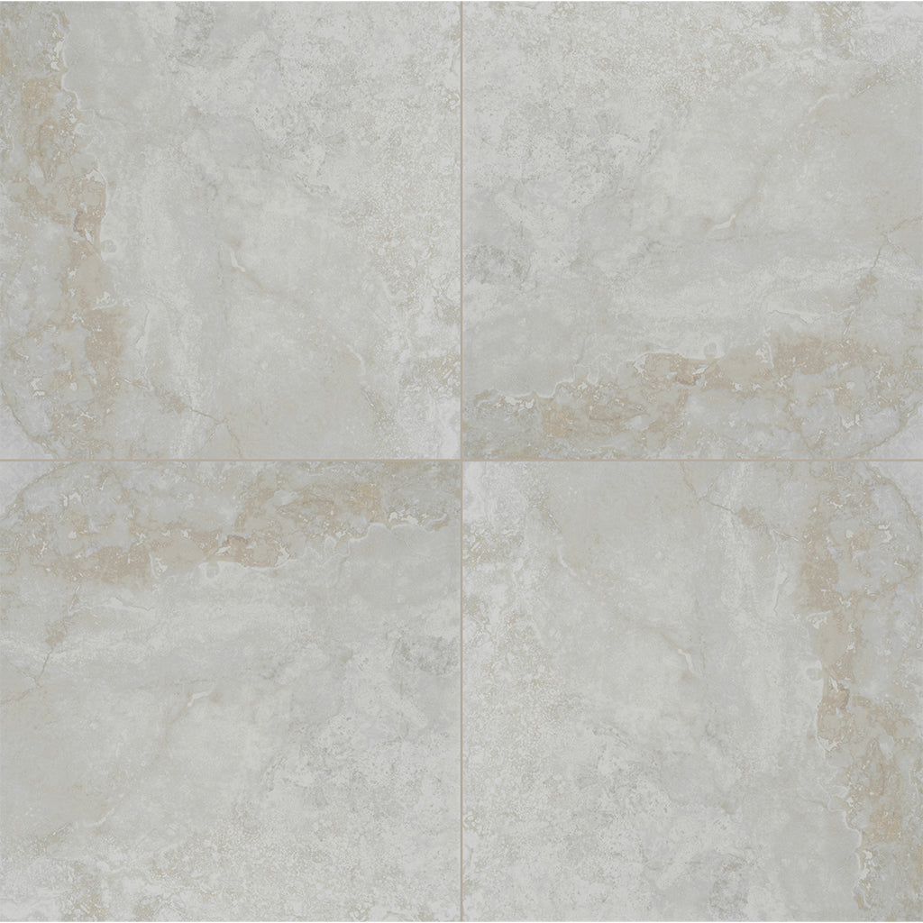 Argento Travertino, 24" x 24" | 2CM Porcelain Pool Paver by MSI ...