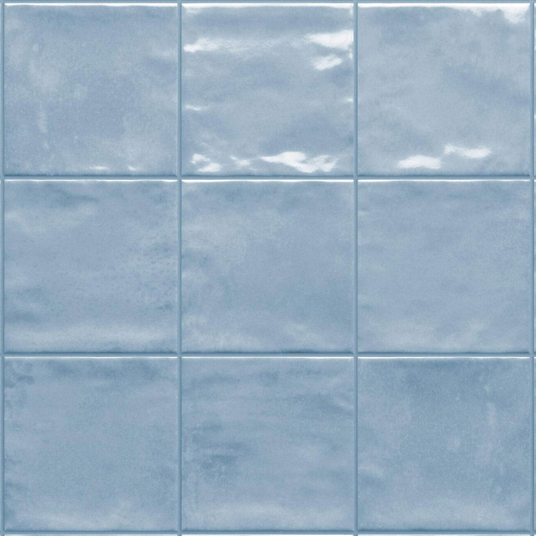 Marrakech Light Blue, 4" x 4" Porcelain Tile | Aquatica Pool Tile