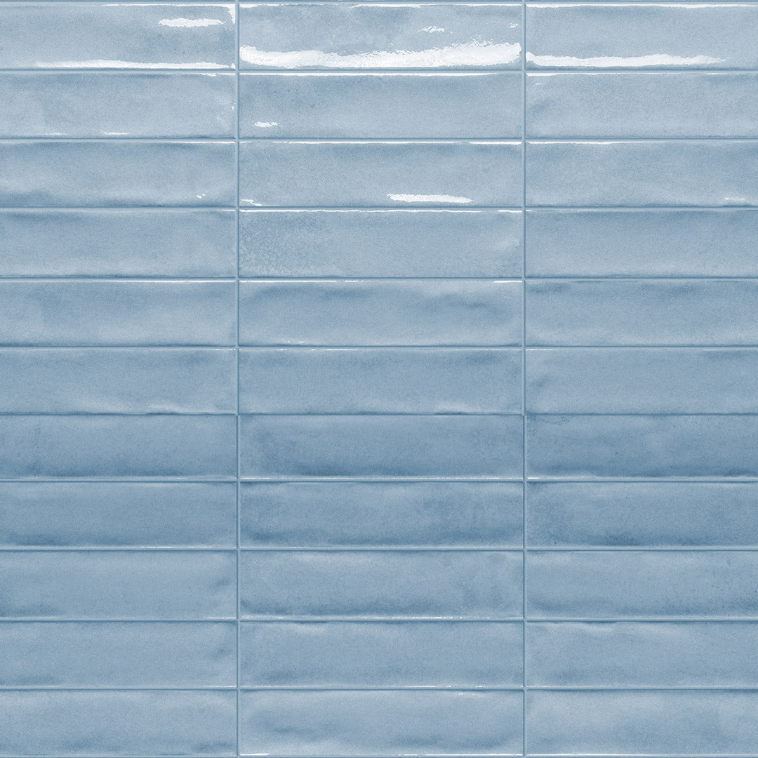 Marrakech Light Blue, 2" x 8" Porcelain Tile | Porcelain Pool Tile