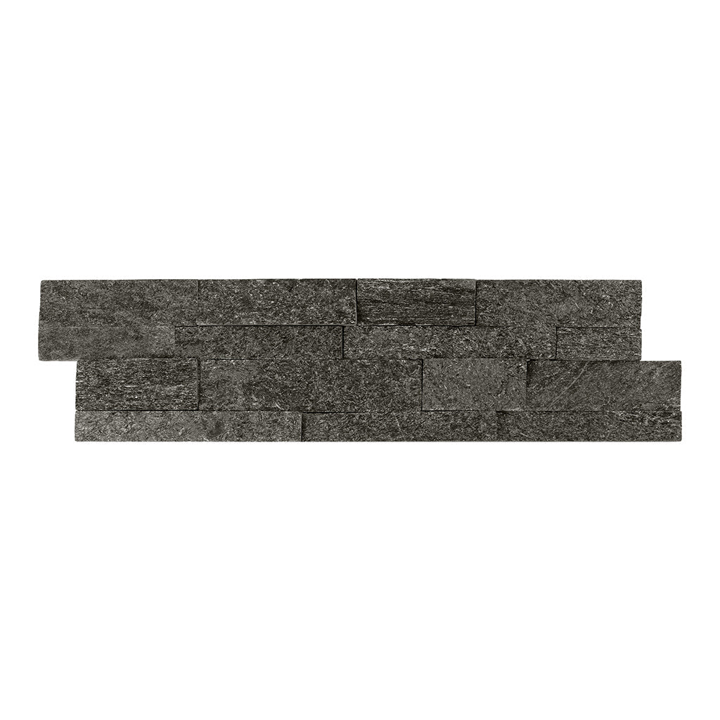 Black Quartzite, 6" x 24" Marble Ledger Panel | Natural Stone Ledgers ...