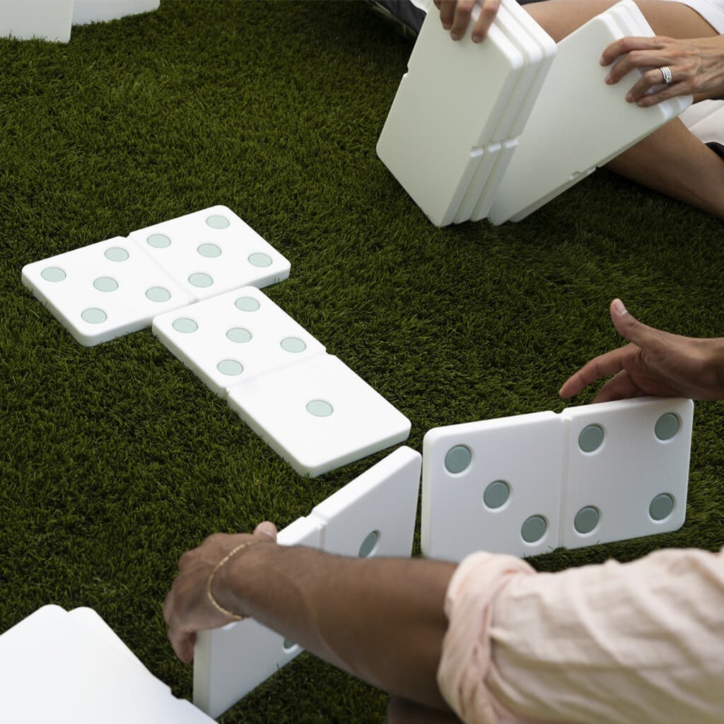 Ledge Lounger Dominoes Game | Luxury Outdoor Games – AquaBlu Mosaics