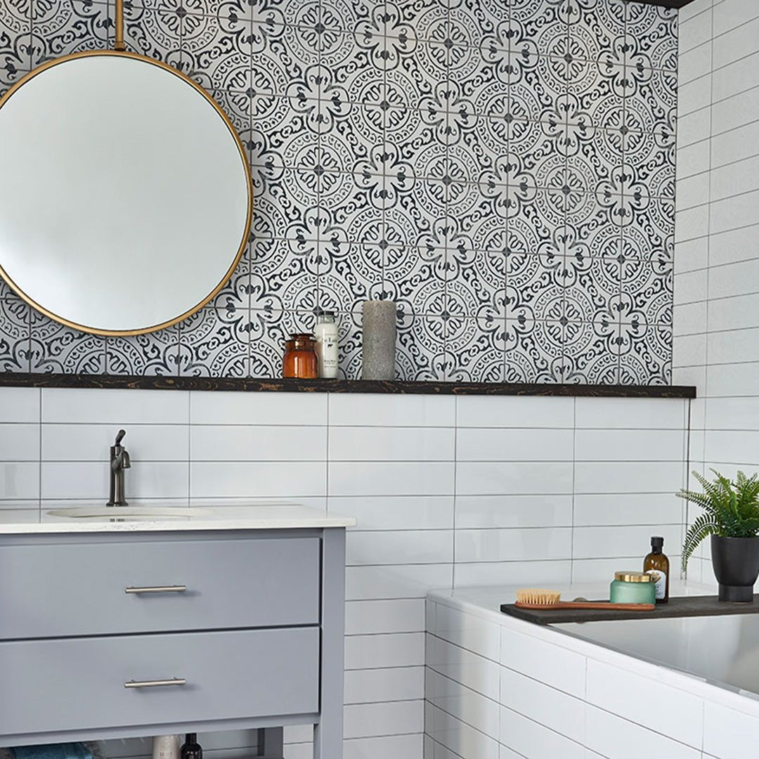 Paloma, 8" x 8" Porcelain Tile | NPAL8X8 | Patterned Tile by MSI ...