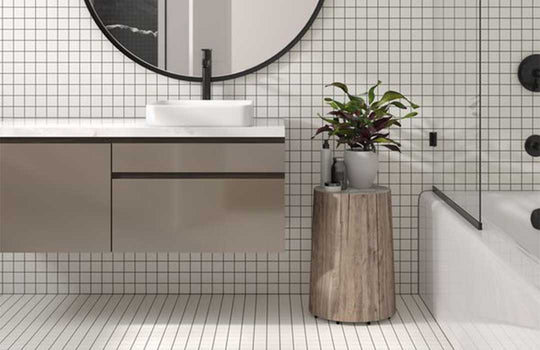 Porcelart Series | Porcelain Mosaic Tile by Anthology – AquaBlu Mosaics