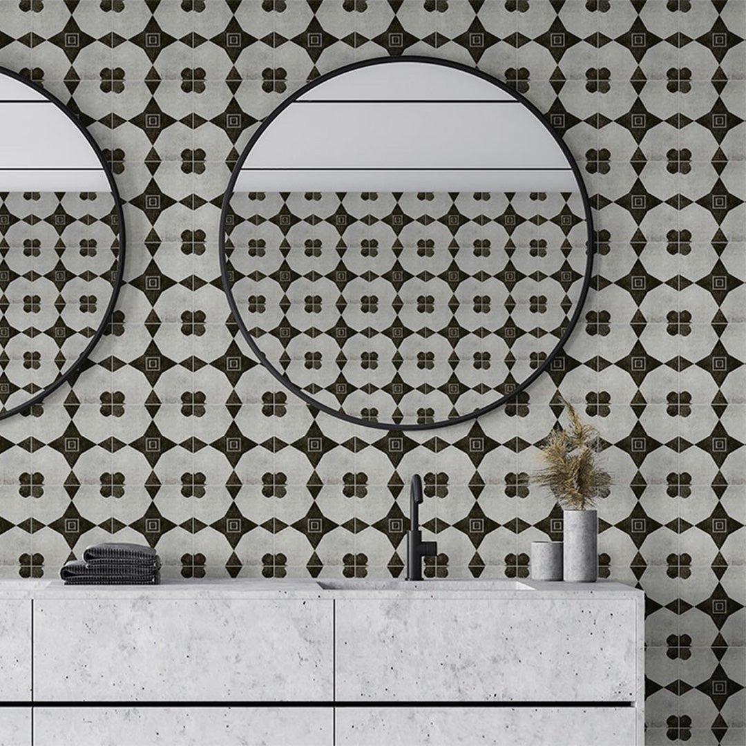 Sakura, 8" x 8" Porcelain Tile | NZARSAK8X8 | Patterned Tile by MSI ...