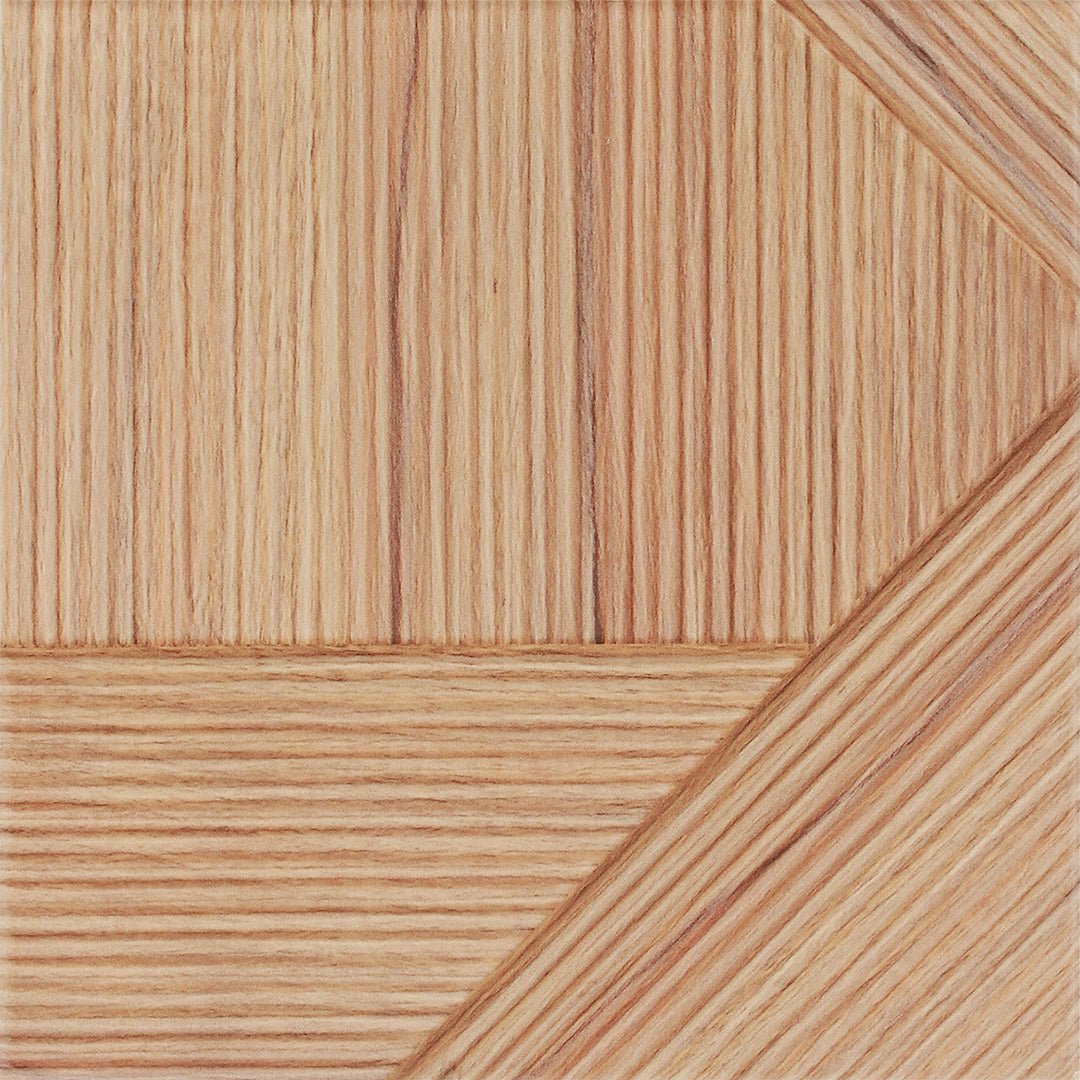 Stripes Mix Teak, 10" x 10" Porcelain Tile | Backsplash & Pool Tile
