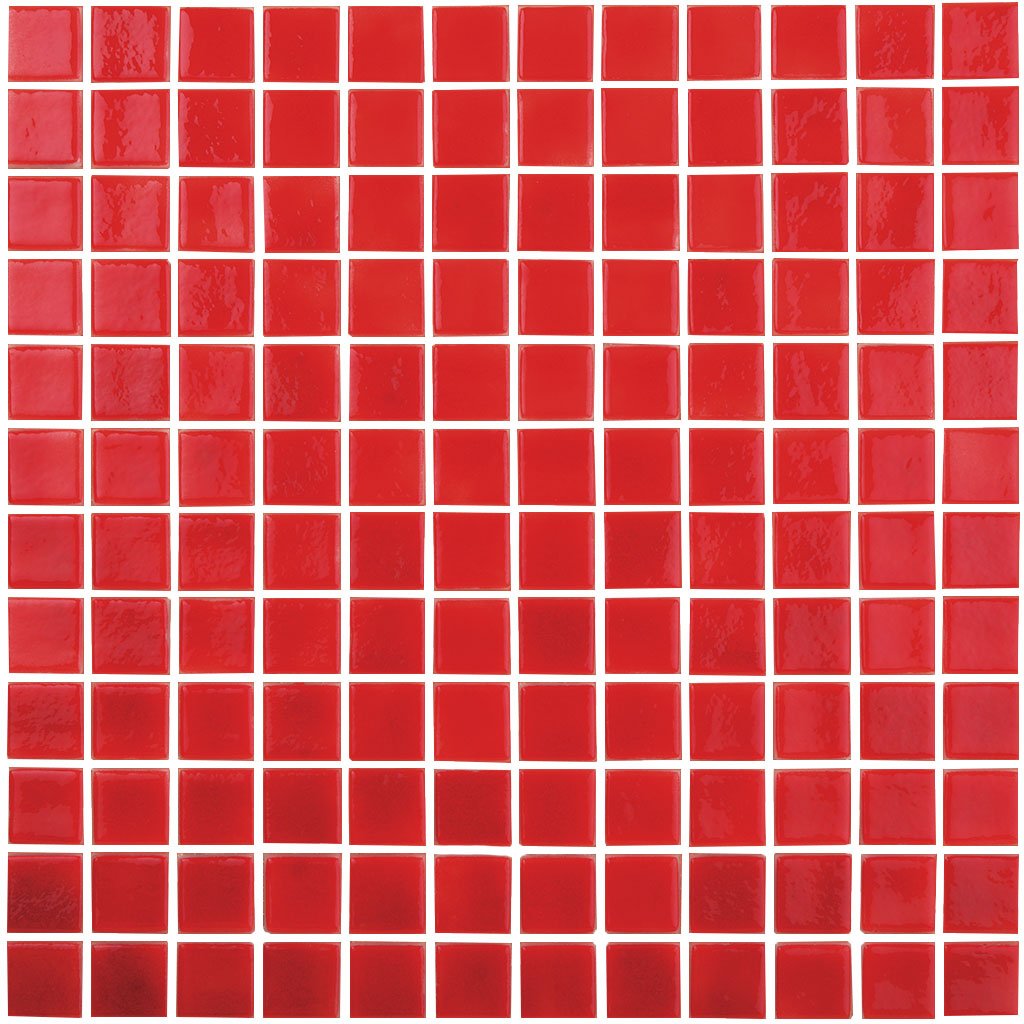 Red Tiles | Red Mosaic Tile for Backsplashes, Showers, and Pools ...