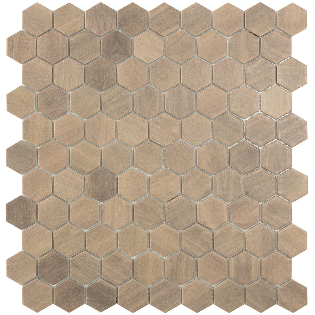 Legend Angora, Hexagon Glass Mosaic | Glass Tile by Vidrepur – AquaBlu ...