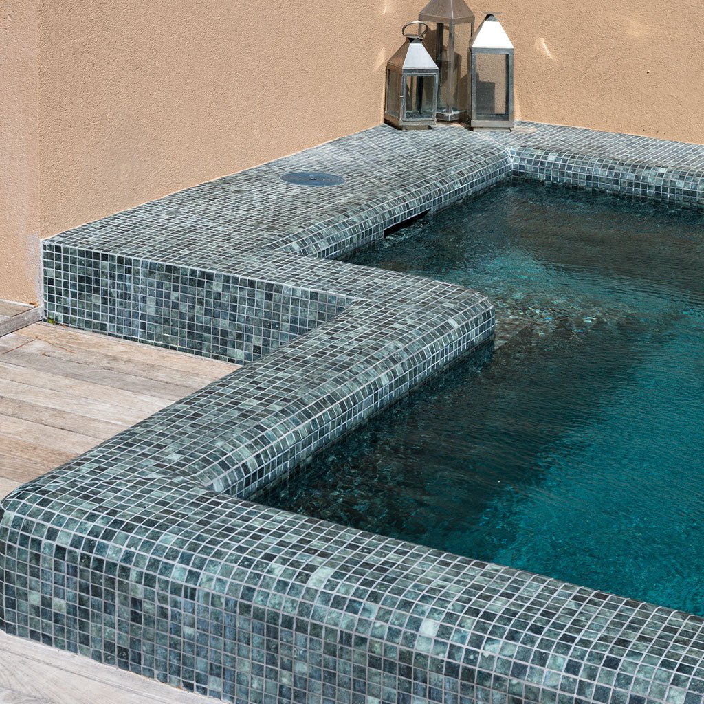 Nature Jungle, 1" x 1" Glass Tile | Vidrepur Nature Collection ...