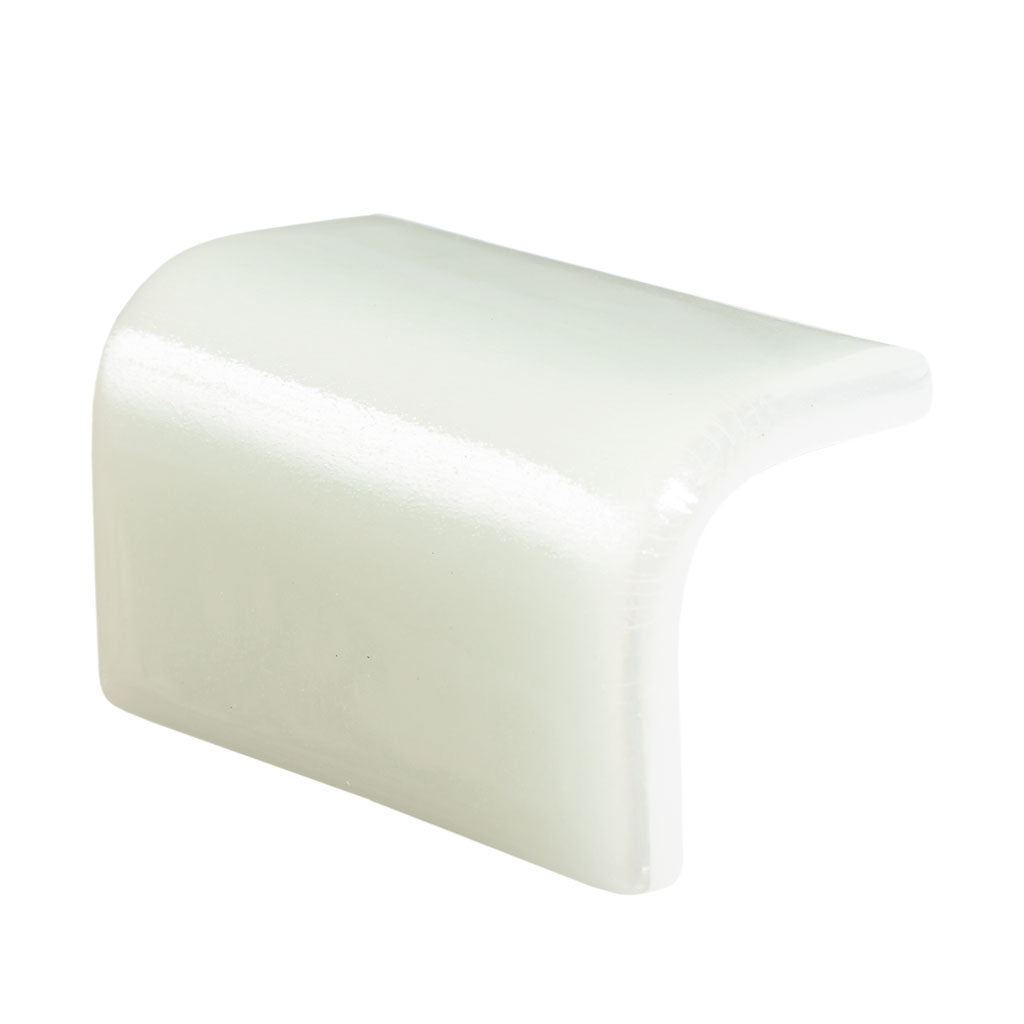 Step Convexo White | STEP 100 WHITE | Glass Trim Tile Piece – AquaBlu ...