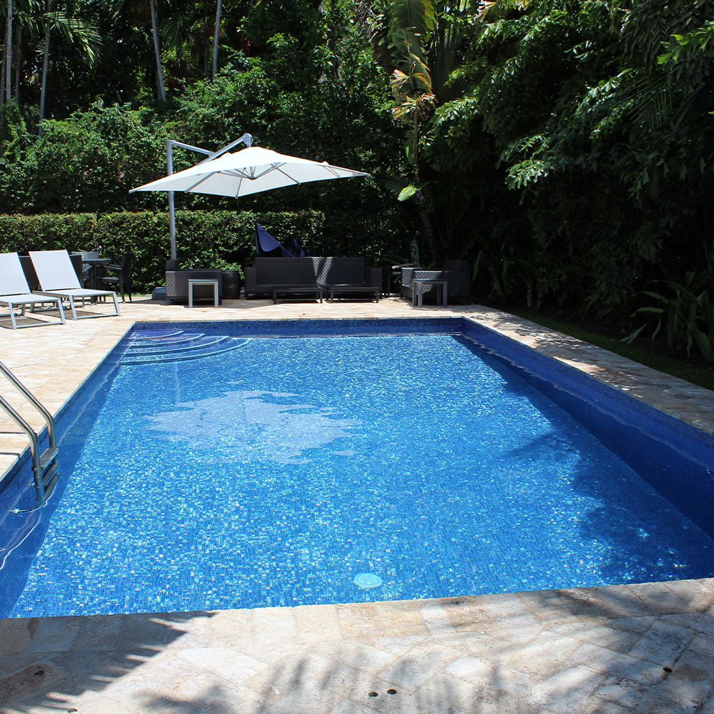 Neptune Light Blue, 1" x 1" Glass Tile | Vidrepur Glass Mosaic Tile ...