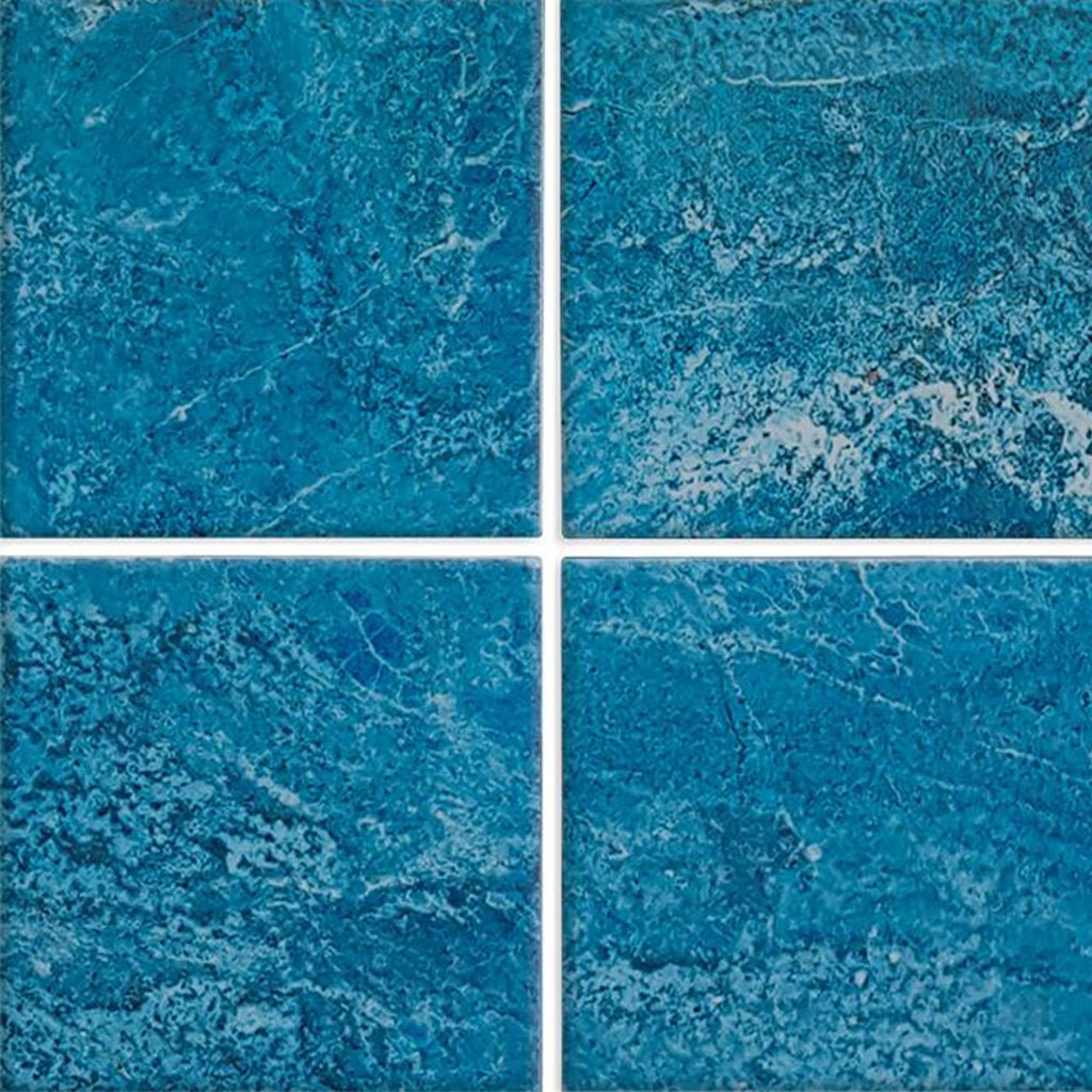 Cobalt 6" x 6" Tile | ESTWAVECOBALT6 | Aquatica Porcelain Pool Tile ...