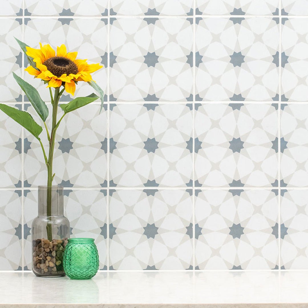 Zoudia, 8" x 8" Porcelain Tile | NZOU8X8 | Patterned Pool Tile by MSI ...