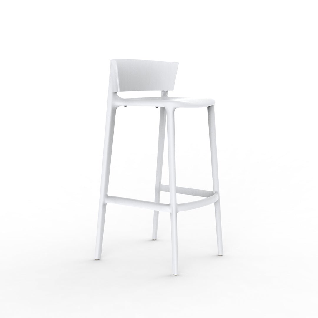 Africa Bar Stool by Vondom | Outdoor Bar Stool with Back
