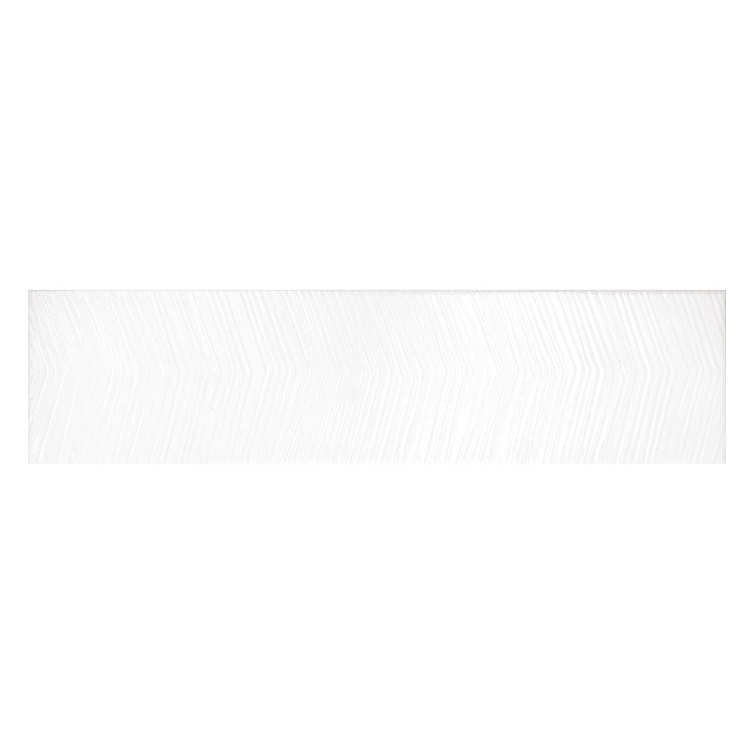 Albatross White Deco, 3" x 12" Ceramic Tile | Wall Tile
