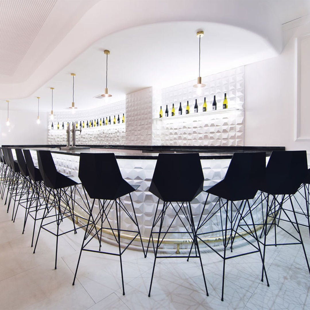 Faz Bar Stool by Vondom | Modern Patio Stools with Backs