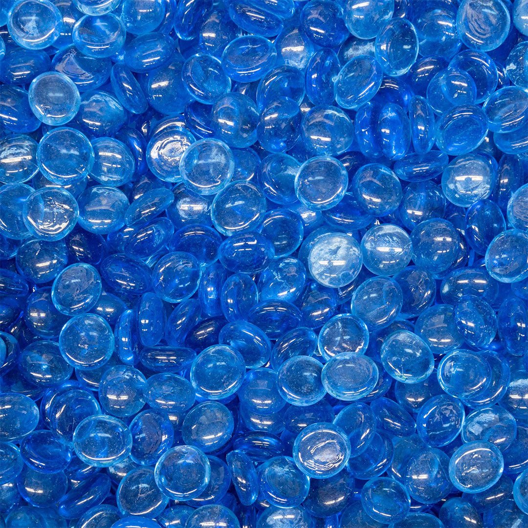 Fire Glass Pebbles, 3/4" | Outdoor Fire Pit Media by The Outdoor Plus