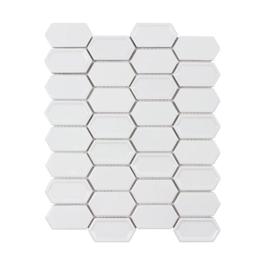 Framework Plaster, Hexagon Mosaic | Ceramic Tile by Anthology