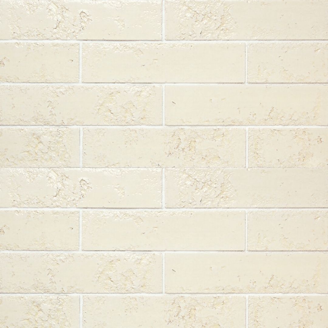 Pukka Rice Cream, 2.5" x 10" Ceramic Tile | Kitchen Backsplash Tile